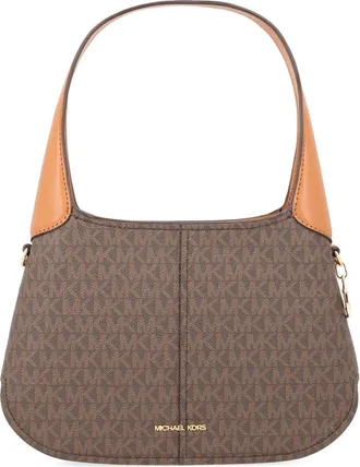 Michael Michael Kors Womens Small Alice Bag Brown 89.pvc Shoulder
