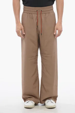 Viktor & Rolf Wide-Leg-Hose aus Baumwollmischung mit Kordelzug Viktor & Rolf