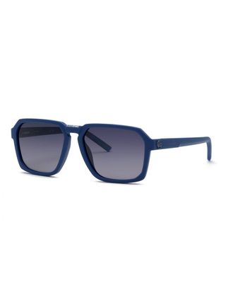 Plein Sport SUNGLASSES, SSP030-59-7U4P, MATT METALLIC BLUE, Male