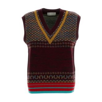 Dries Van Noten Top ajust&eacute; en cachemire - Femme - Pulls - Multicolore - Taille: 38 FR