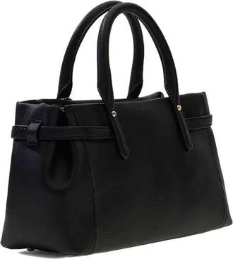 Guess Womens Satchel Bag Black Polyurethane - Satchel-Bags