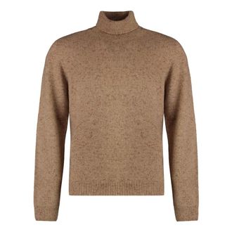 THE (ALPHABET) Kaschmir-Mix Rollkragenpullover - - Knitwear - Herren - Braun - L