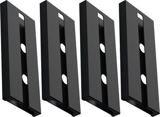 Cabilock Angoily 4 St&uuml;ck Bar Weinorganisator Weinregal Weinglashalter Weinglas Lagerung Stemware Rack Wineglass Rack Gl&auml;serhalter Wandmontiert Black Wiederverw