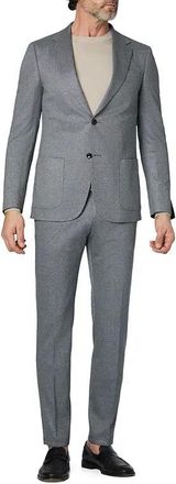 Strellson Herren Anzug grau meliert Slim Fit