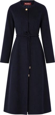 Max Mara Fiacre Coat - Femme - Manteaux - Bleu - Taille: 40 FR