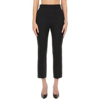 Max Mara Femme, Pantalons, Noir, Taille: 36 FR Cropped Pantalons