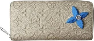 Louis Vuitton Portefeuille long (bi-pli) Pre-owned - Femme - Pre-owned - Gris - Taille: ONE Size