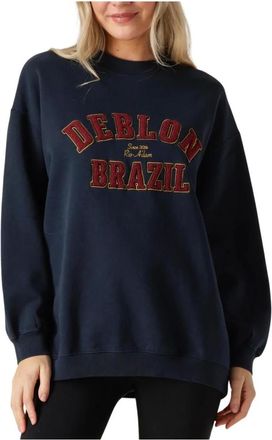 Deblon Sports Damen, Sweatshirts & Hoodies, Blau, SGr&ouml;&szlig;e