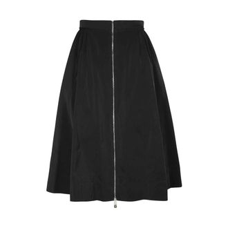 John Richmond High Waist Technical Rock - - Skirts - Damen - Schwarzk - XS