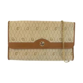 Dior Pochette vintage Pre-owned en plastique - Femme - Pre-owned - Beige - Taille: ONE Size