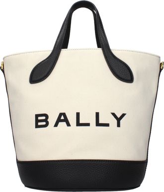 Bally Sacs &agrave; main Bally Femmes Tissu Beige/Noir