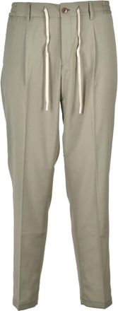 Daniele Alessandrini Homme, Pantalons, Vert, Taille: S Cropped Pantalons