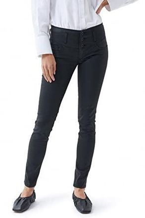 Salsa Jeans Mystery Push UP Skinny avec Enduit FONCÉ