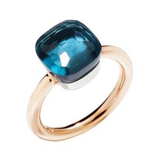 POMELLATO Nudo Classic London Blue Topaz Ring - - Accessories - Damen - Gelb - 54 MM
