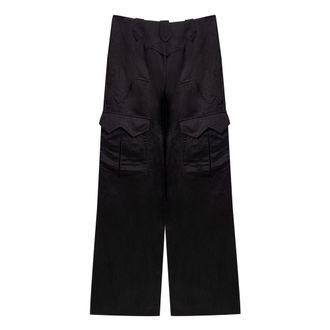 Tom Ford Womens Black Viscose Cargo Pants