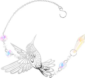 SOLUSTRE Kristall Für Fenster Hängende Sonnenfänger-Dekoration Vogelanhänger Für Balkon Dekoratives Vogelornament Für Garten Kristallanhänger Zum Aufhängen