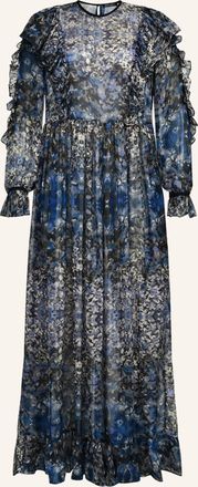 Helene Galwas Seidenkleid Becky blau