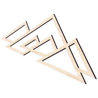 Hemobllo UKCOCO Abstrakte Holz Wandkunst Bergmotiv Holzpaneel Wanddekoration Mittel Stabile Holzdeko f&uuml;r Wohnzimmer B&uuml;ro Schlafzimmer Kreative Wandgestaltung m