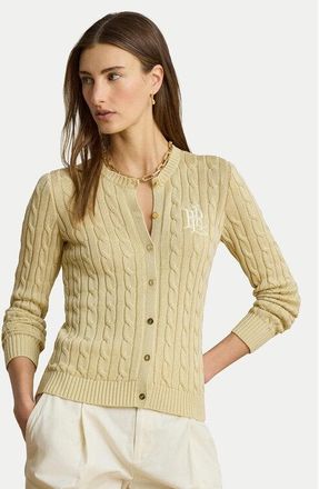 Lauren Ralph Lauren Strickjacke Cable 200P14040501 Beige Regular Fit