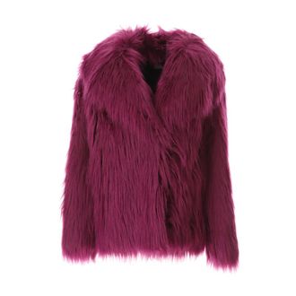 Karl Lagerfeld Huns Pick Faux Fur Jacke - - Jackets - Damen - Lila - M