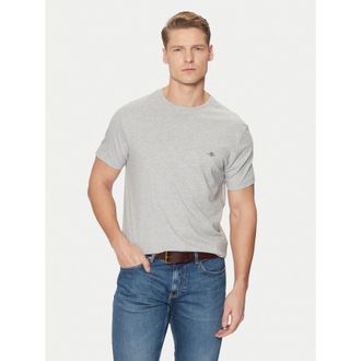 GANT T-Shirt Shield 2003185 Grau Slim Fit