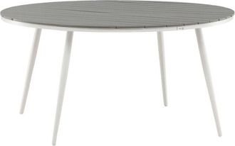 Paris Prix Table de Jardin Ronde Break 150cm Gris