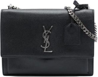 Saint Laurent Pre-owned The Sunset Shoulder Bag - Femme - Pre-owned - Noir - Taille: ONE Size