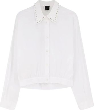 Pinko Pinko, Femme, Blouses et Chemises, Blanc, Taille: 38 FR Chemise Charita