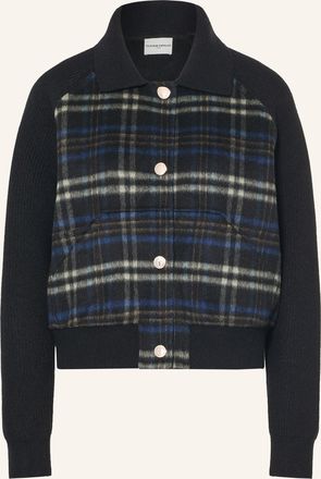 Claudie Pierlot Claudie Pierlot Jacke Im Materialmix blau