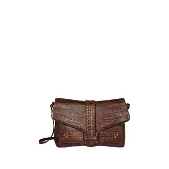 Jerome Dreyfuss Sac effet peau de crocodile en cuir