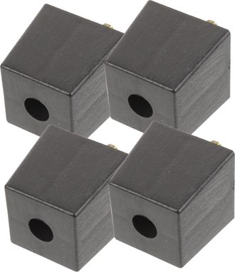 DOITOOL 4 Stück Quadratische Möbelbeine aus Robustem Kunststoff Erhöhte Sofabeine für Bett Schrank Couch und Tisch Kratzfest Vielseitig Einsetzbar für Innen A