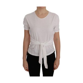 Dolce & Gabbana Femme, Tops, Blanc, Taille: 34 FR T-Chemises