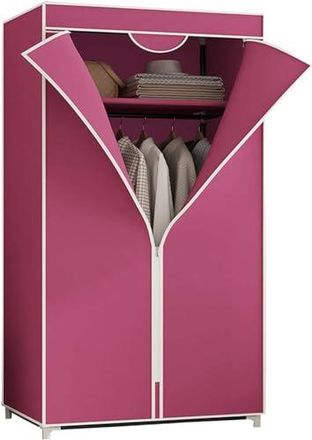 Generic Armoire portable avec rail de suspension, housse en tissu, organisateur de rangement pour lorganisation du placard