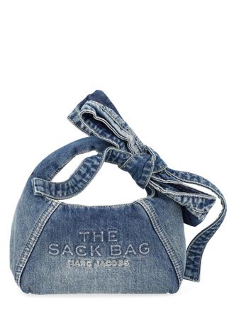 Marc Jacobs Womens Handbag The Mini Sack Denim Cotton Handbags Hand Bags