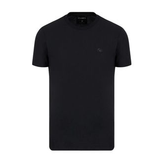 Emporio Armani Homme, Tops, Bleu, Taille: 2XL T-shirt classique &agrave; manches courtes