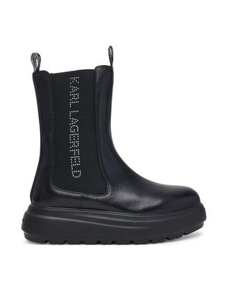 Karl Lagerfeld Klassische Stiefeletten Katya KL46660 Schwarz