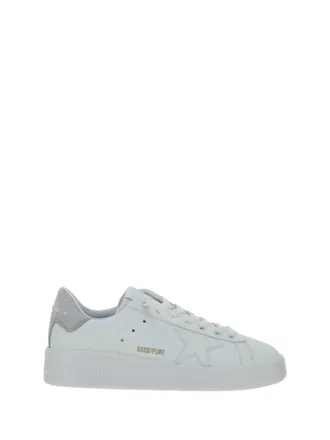 Golden Goose Womens Sneakers Pure Star White-Silver Trainers White/silver