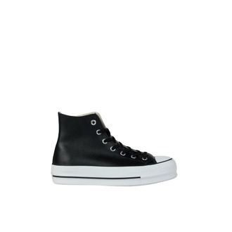 Converse Plateau Leder High-Top Sneakers - - Shoes - Damen - Schwarzk - 36 1/2 EU