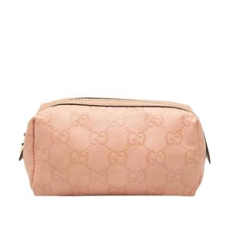 Gucci Pre-owned Gepr&auml;gte Leder Pochette - - Pre-owned - Damen - Rosa - ONE SIZE