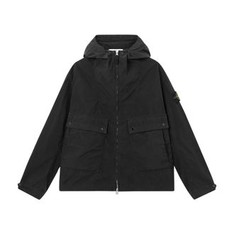 Stone Island Homme, Vestes, Noir, Taille: XL Veste L&eacute;g&egrave;re Compacte Touch