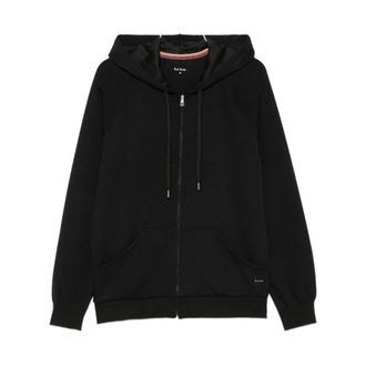 Paul Smith Kapuzenpullover mit durchgehendem Rei&szlig;verschluss - - Sweatshirts & Hoodies - Herren - Schwarzk - XL