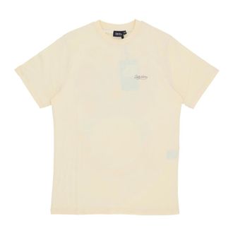 Dolly Noire Ace Of Pentacles T-Shirt - - Tops - Herren - Beige - XL