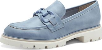 Marco Tozzi Damen Slipper Elegant Vegan, Blau (Polar), 38 EU