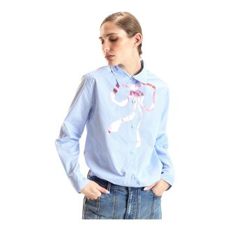 Cynthia Rowley Damen, Blusen & Hemden, Blau, LGr&ouml;&szlig;e