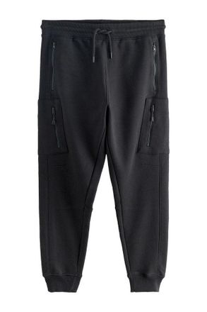 Next Jogginghose Utility-Cargohose aus schwerem Brushback-Stoff (1-tlg)