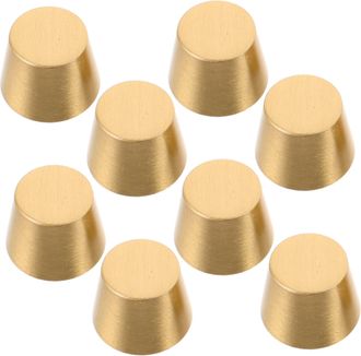Valiclud 8stücke Messing-schneidebrettfüße Schmuckschatullenfüße Holzbrettbeine Tablettfüße Aus Messing Serviertablettbeine Möbelbeine Schneidebrettbeine Holzt