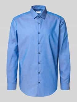 Jake*s Regular Fit Business-Hemd mit Kentkragen