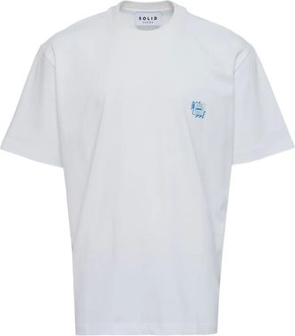 Solid Homme t-shirt à imprimé graphique - Blanc