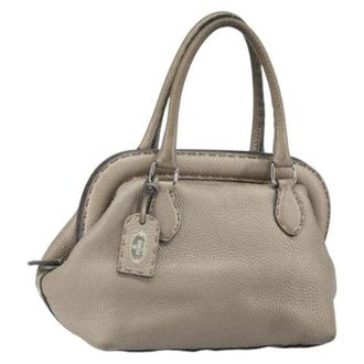 Fendi Sac &agrave; main vintage Pre-owned - Femme - Pre-owned - Beige - Taille: ONE Size