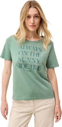 Cecil Damen Shirt mit Wording Artwork